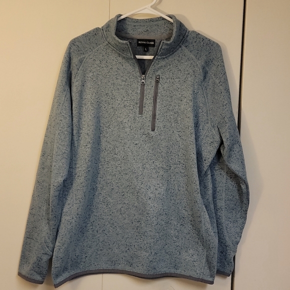 Royal Class | Sweaters | Royal Class 4zip Sweater Fleece Mens Royal ...